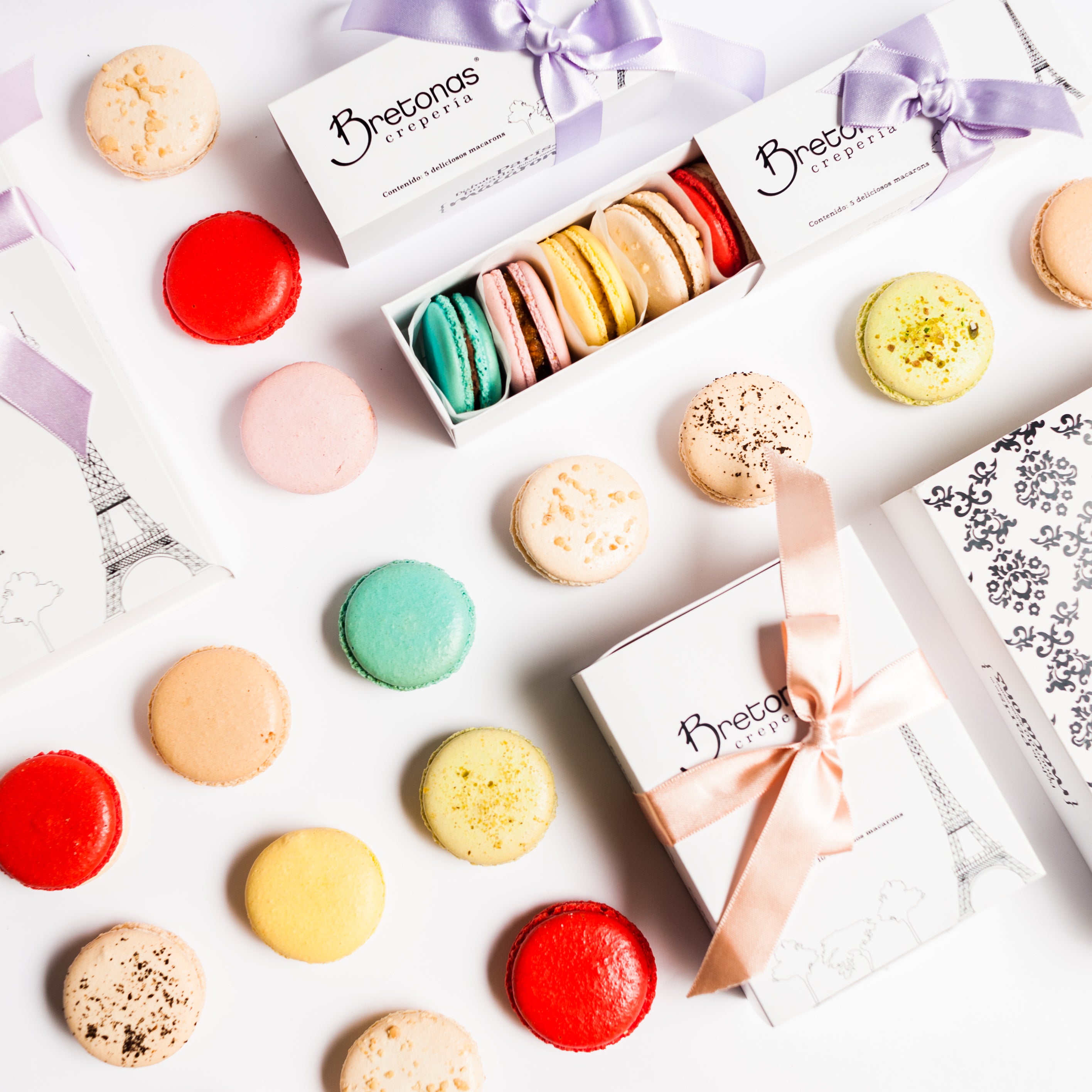 Caja de Macarons de 15 piezas – Bretonas Crepería